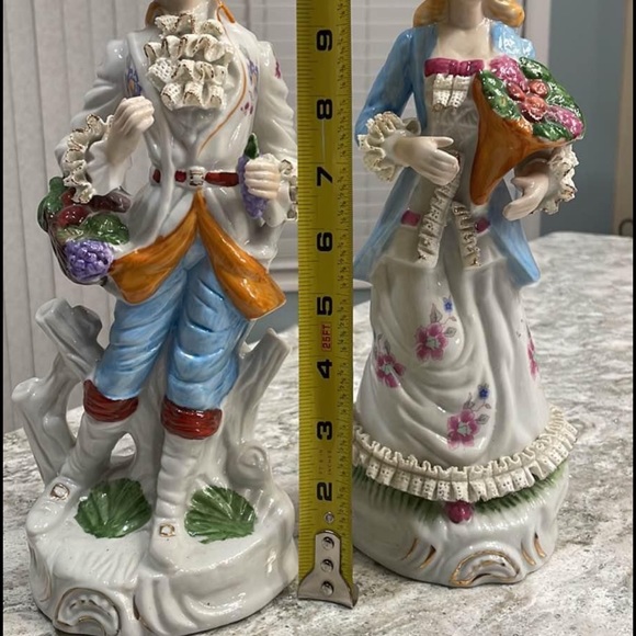 Art | Vintage Rococo Revival Porcelain Figurine Pair | Poshmark